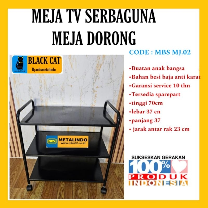 Jual Meja tv MBS rak tv serbaguna meja dapur dorong | Shopee Indonesia