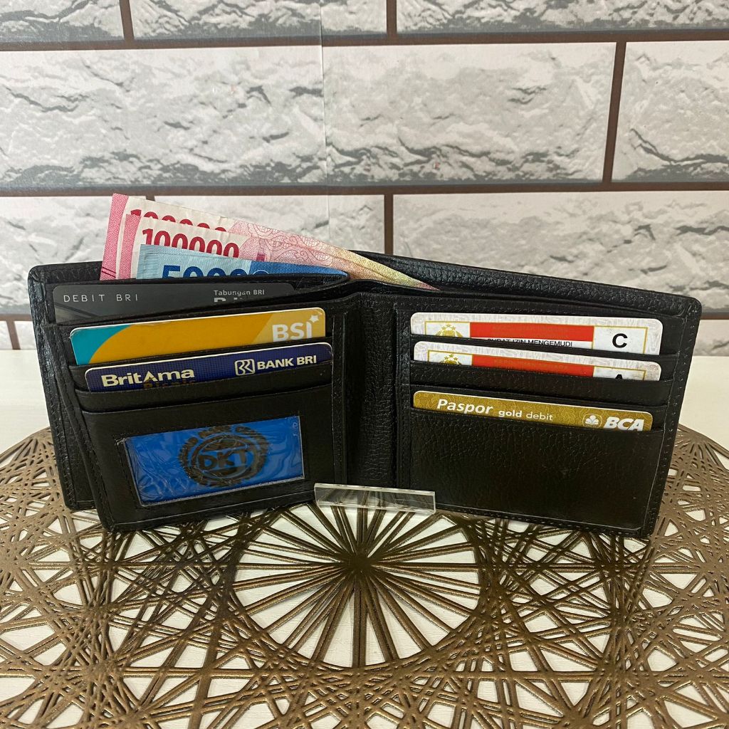Jual Dompet Kulit Sapi Pria model 3 dimensi ukuran Jumbo | Shopee Indonesia