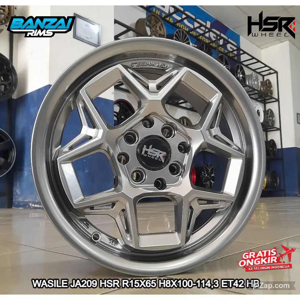 Jual Velg Mobil Model Terbaru Ring 15 HSR WASILE Lebar 6.5 Inch Pelek ...