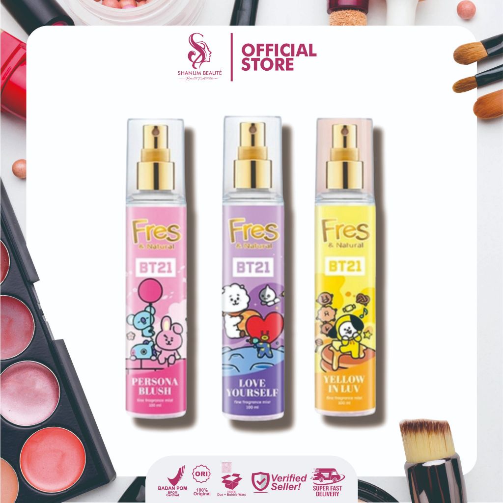 Jual Fres & Natural Cologne BT21 Collection | Ready All Varian | Shopee ...