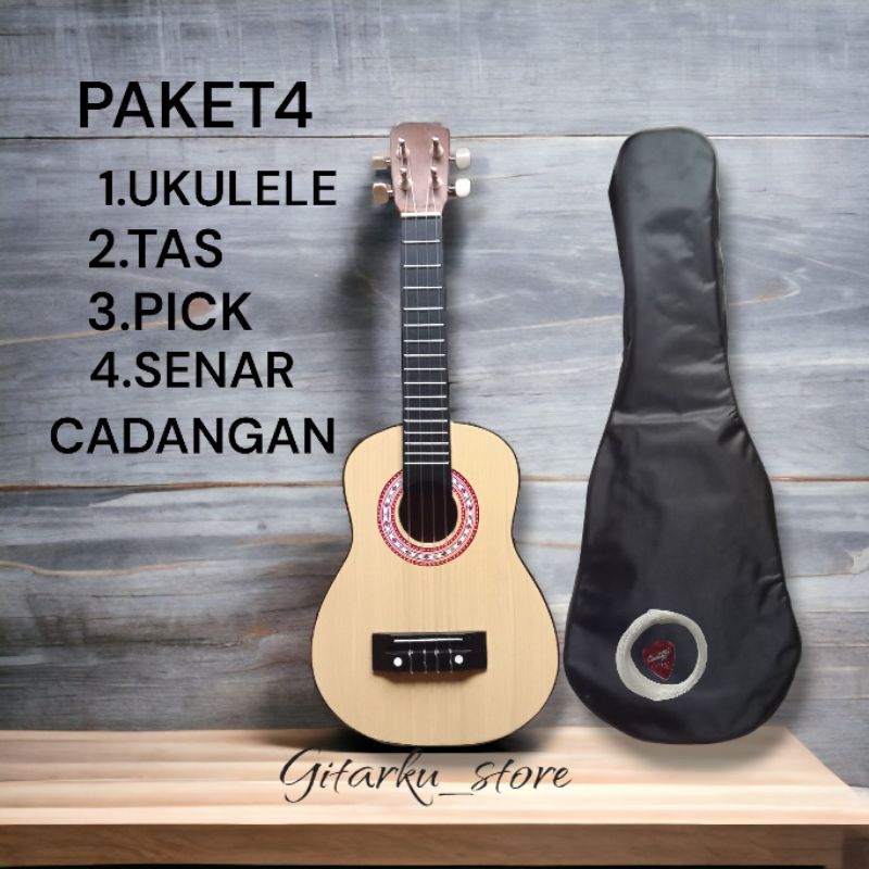 Jual UKULELE KENCRUNG MURAH SENAR4 | Shopee Indonesia