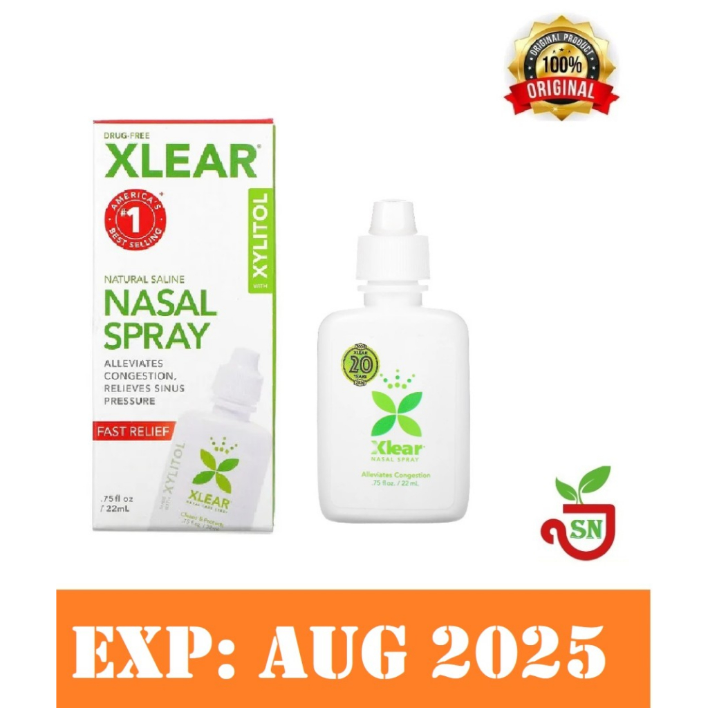 Jual Kid Xlear Natural Saline Nasal Spray with Xylitol Fast Relief 22 ...