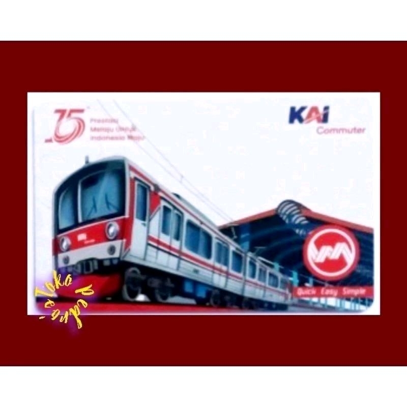 Jual //**KMT HUT KCI 15 WHITE EDITION **// Kartu KMT [KRL/COMMUTER LINE] Multi Trip Original ...