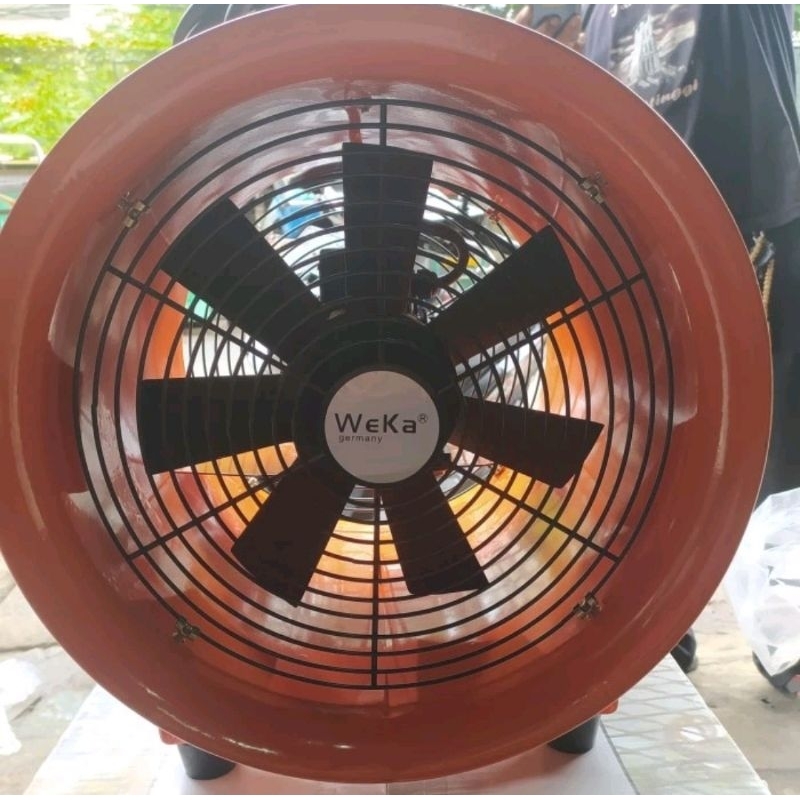 Jual Kipas Blower Ventilator Portable 12 inch Weka Germany Air Ventilator + selang 10meter ...