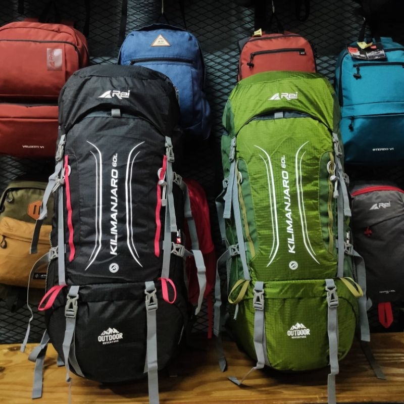 Jual Tas Gunung / Carrier Rei Kilimanjaro 60L+Raincover Original ...