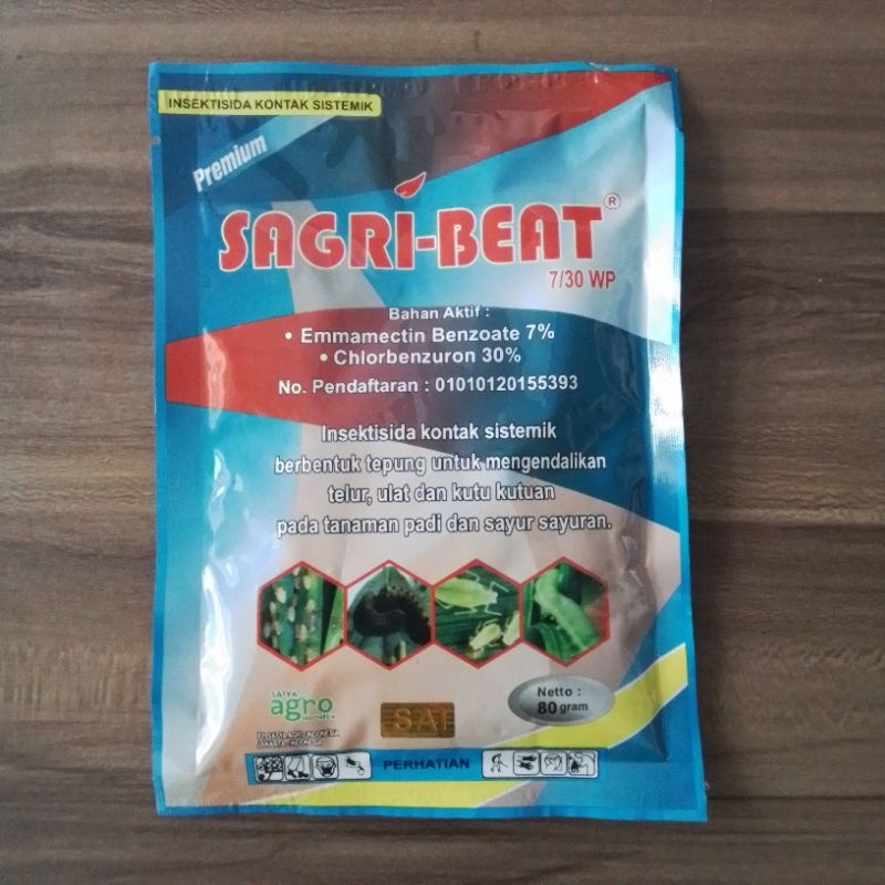 Jual INSEKTISIDA SAGRIBEAT 80 GRAM SAGRI BEAT BASMI ULAT DAN KUTU ...