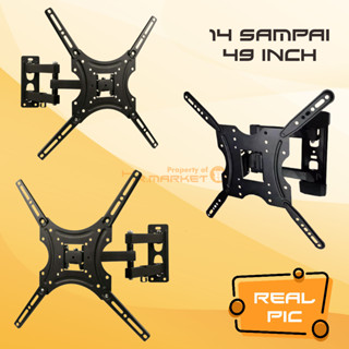 Jual Bracket TV LED LCD 32 40 43 55 50 42 49 Inch Dijamin Cocok 32 - 55 In 6 Arah Universal ...