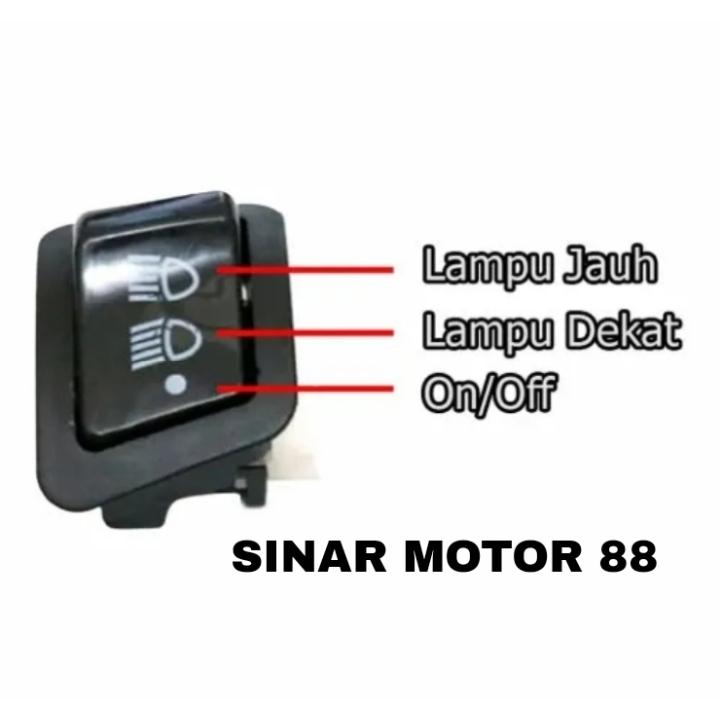 Jual saklar lampu 3 fungsi dim dimmer revo vario scoopy supra blade ...