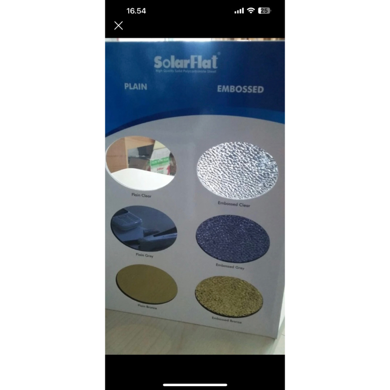 Jual Solarflat (Solartuff Solid) tebal 1.2mm | Shopee Indonesia
