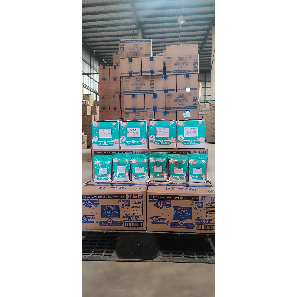 Jual Kirey Care Wipes (Tisu Basah) Antibacterial 20 sheets x 6 packs x ...