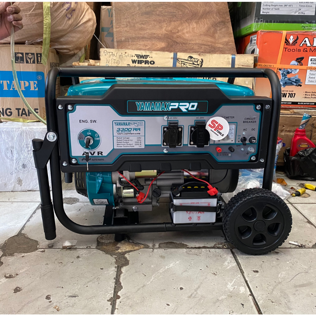 Jual GENSET GENERATOR BENSIN YAMAMAX PRO 3300RR 3300 RR 4 TAK 2200 WATT ...