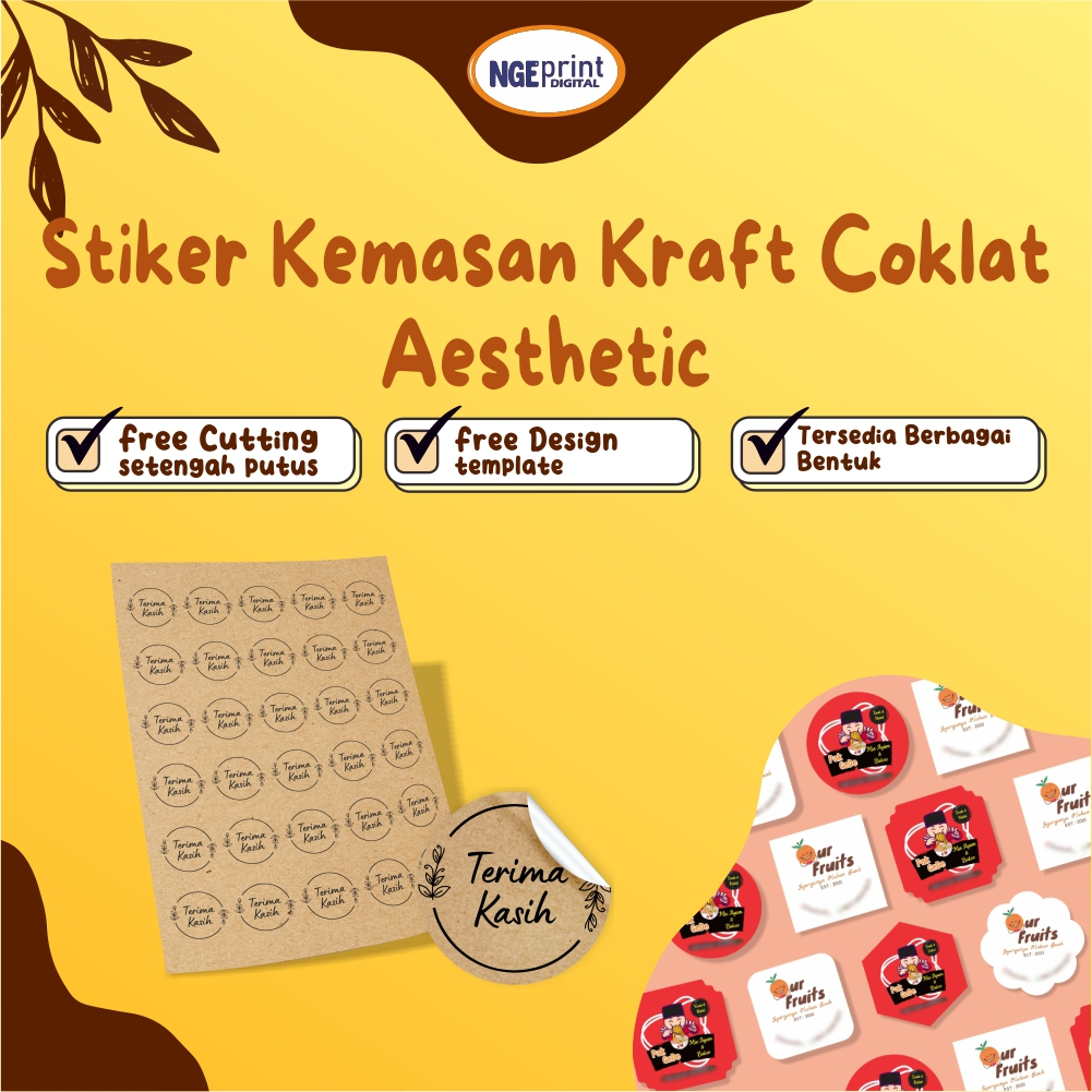 Jual Stiker Label [KRAFT SAMSON] Label Kemasan Makanan Minuman / Stiker ...