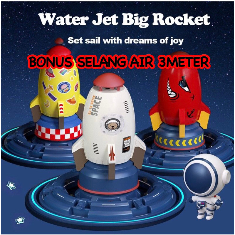 Jual Roket Air water Rocket Jet Sprinkler Roket Berputar Percikan Air ...