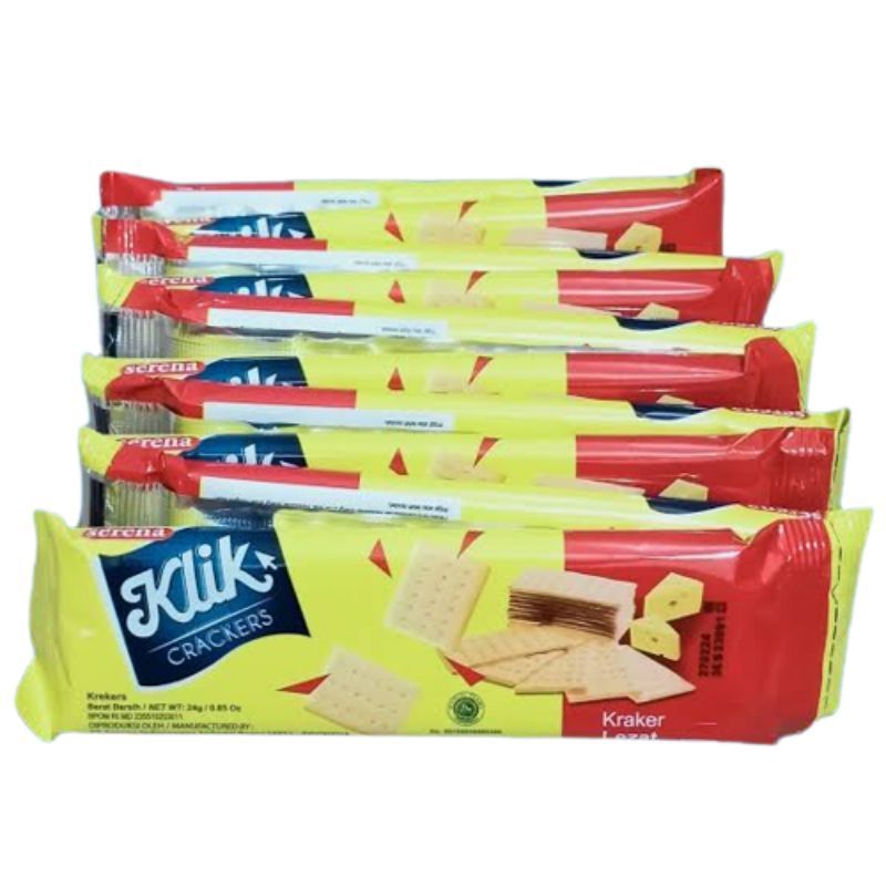 Jual (Jumbo) Klik Crackers Serena 1 Renceng isi 10 Pcs | Shopee Indonesia