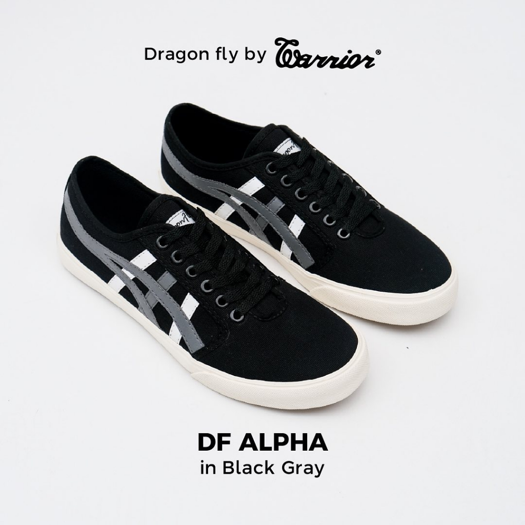 Jual Sepatu Dragonfly Alpha Black Grey | Shopee Indonesia