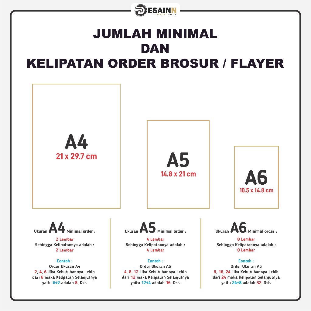 Jual CETAK BROSUR FLAYER A4 A5 A6 - BROSUR FLAYER | Shopee Indonesia