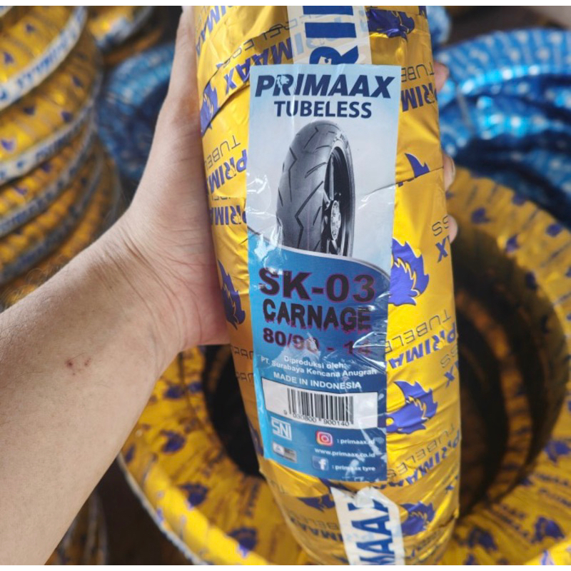 Jual Ban Primaax Sk03 (Model Pirelli) Ukuran 80/90-14 (Tubeless ...