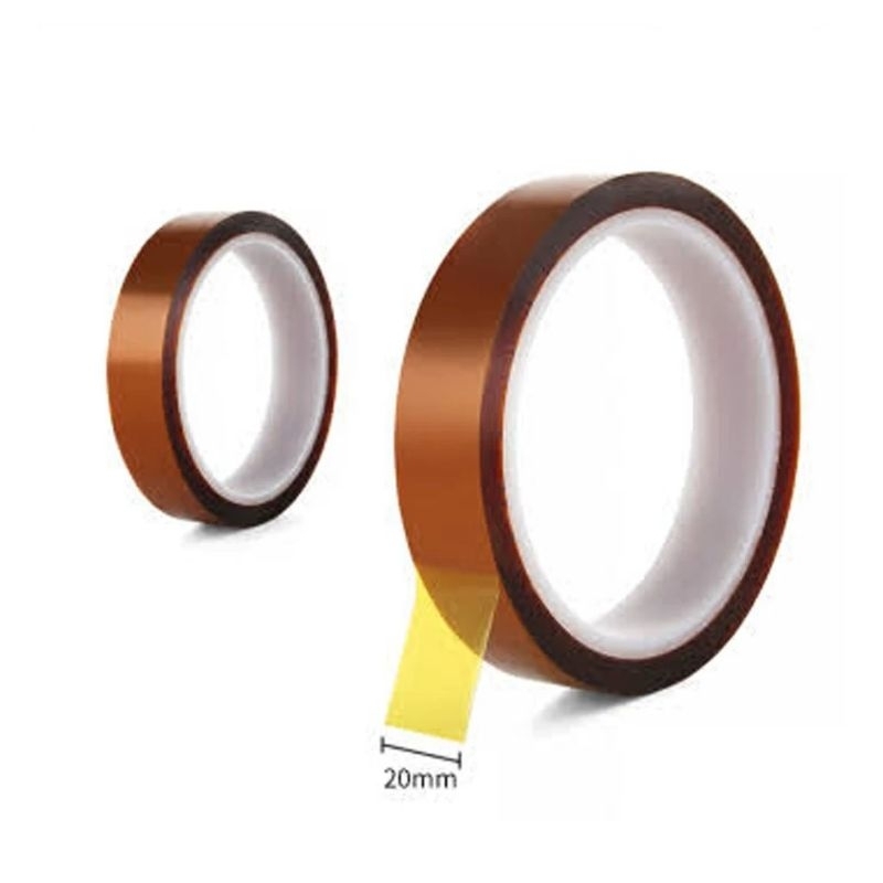 Jual KAPTON TAPE / ISOLATIP ANTI PANAS 20MM ( 2CM ) | Shopee Indonesia