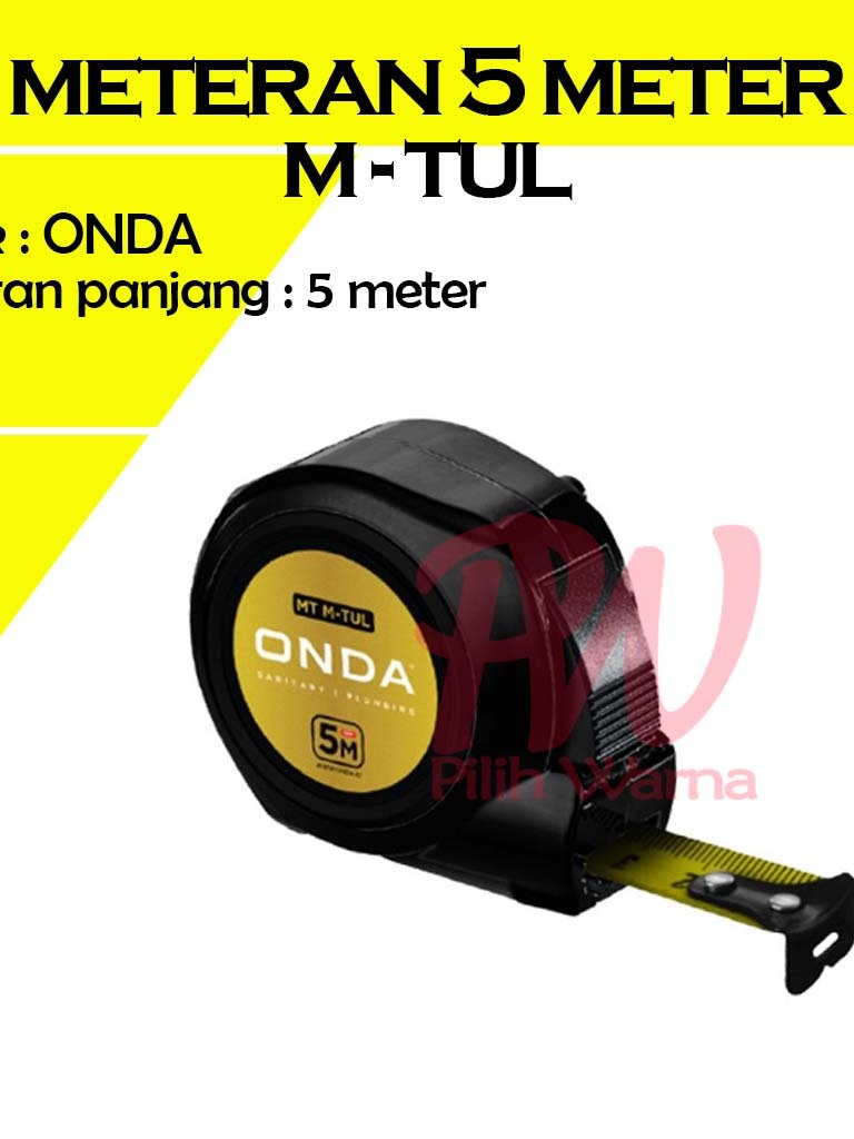 Jual METERAN ONDA / MEASURING TAPE / METERAN 5 METER M-TUL | Shopee ...