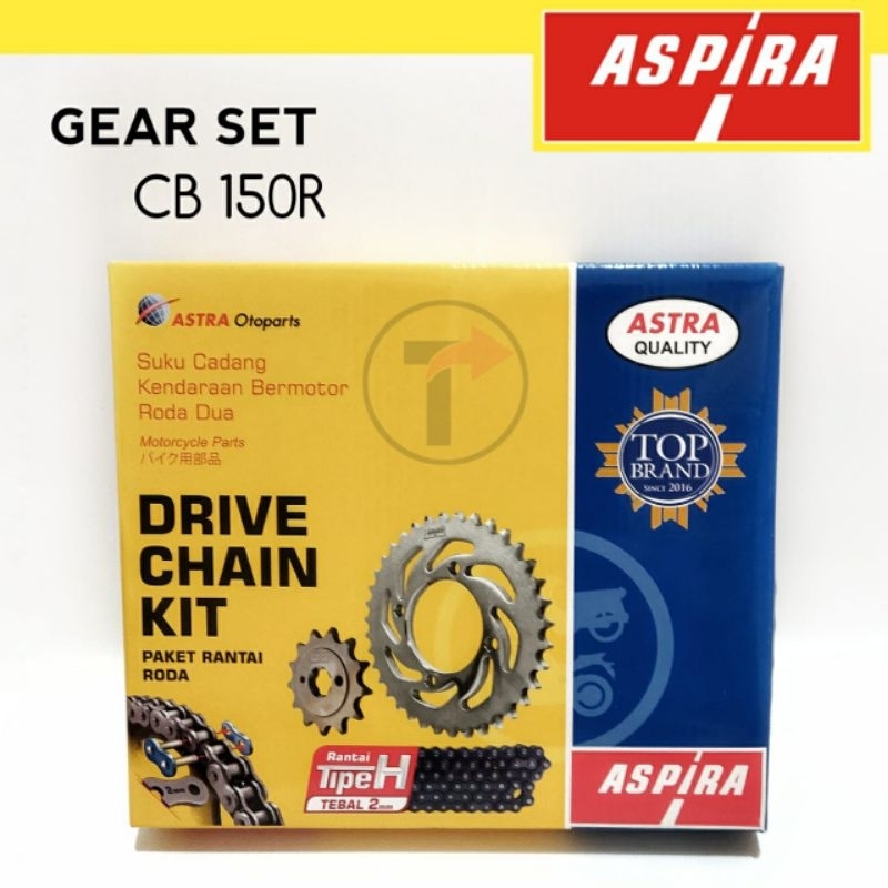 Jual Gear set gerset girset drive chain kit Honda CB 150R (2016) H2 ...