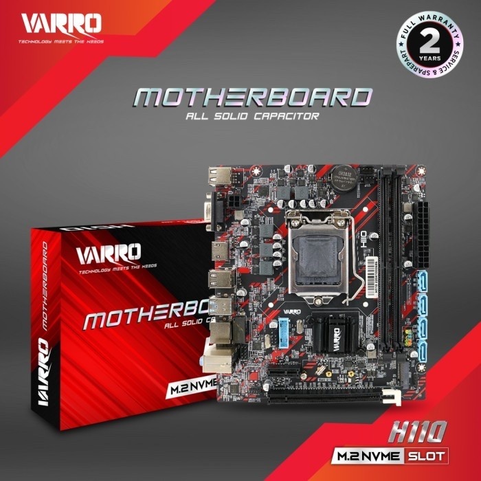 Jual Motherboard Varro H110 DDR4 NVMe Slot Intel LGA 1151 | Shopee ...