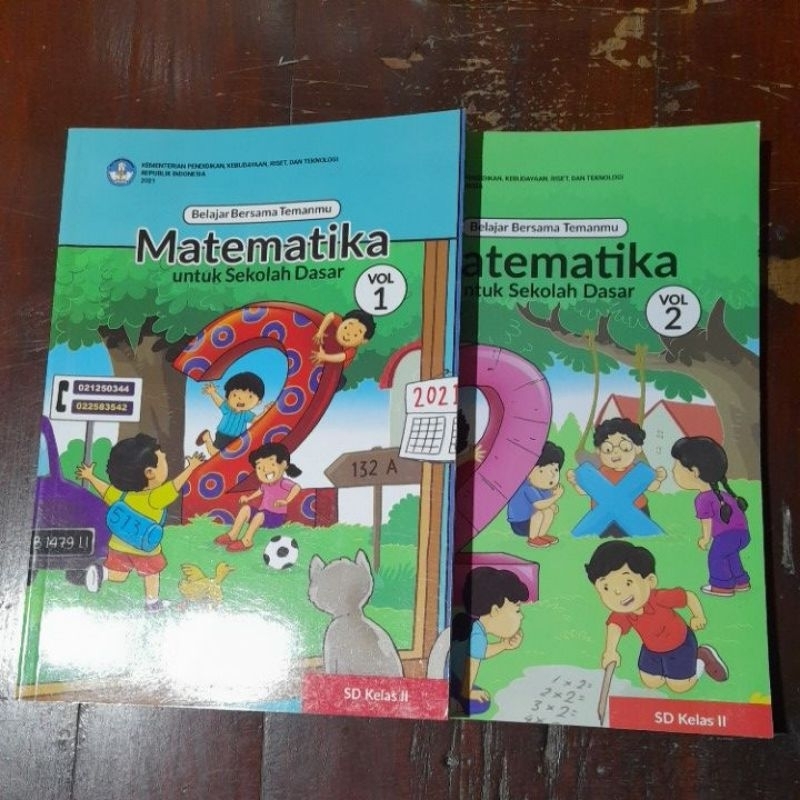 Jual Buku matematika Kelas 2 vol 1 & 2 sd | Shopee Indonesia