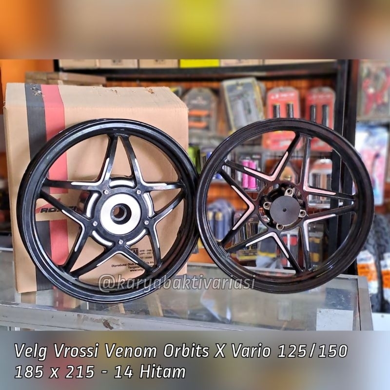 Jual Velg Vrossi Venom Orbits X For Vario 125/150 ( Lobang disk 4 ...