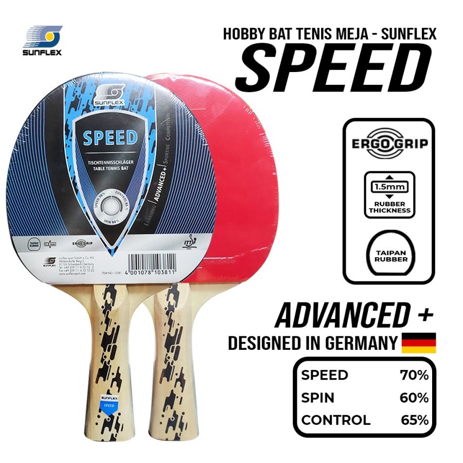 Jual Bat SUNFLEX Speed Bet Tenis Meja Pingpong Original | Shopee Indonesia