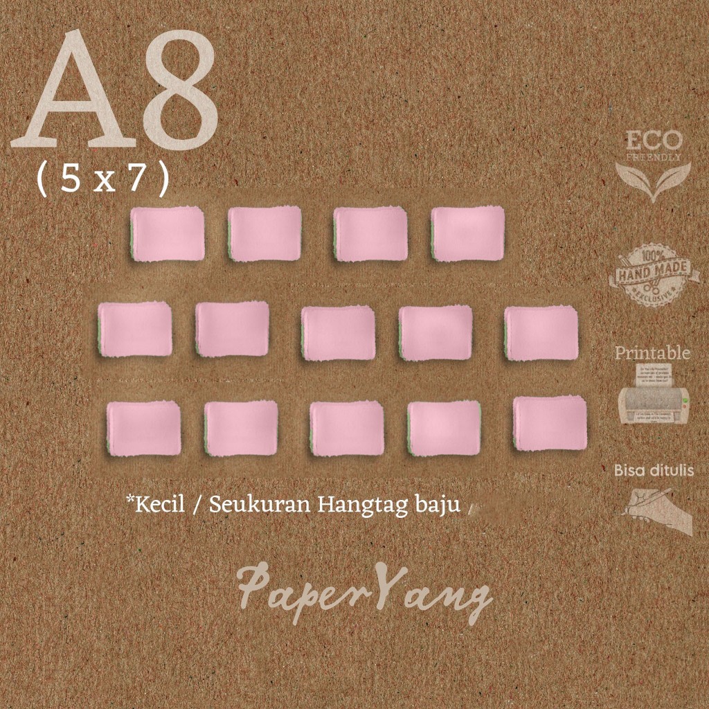 Jual ( SOFT PINK ) Kertas Daur Ulang / Kertas Daur Ulang pink muda ...