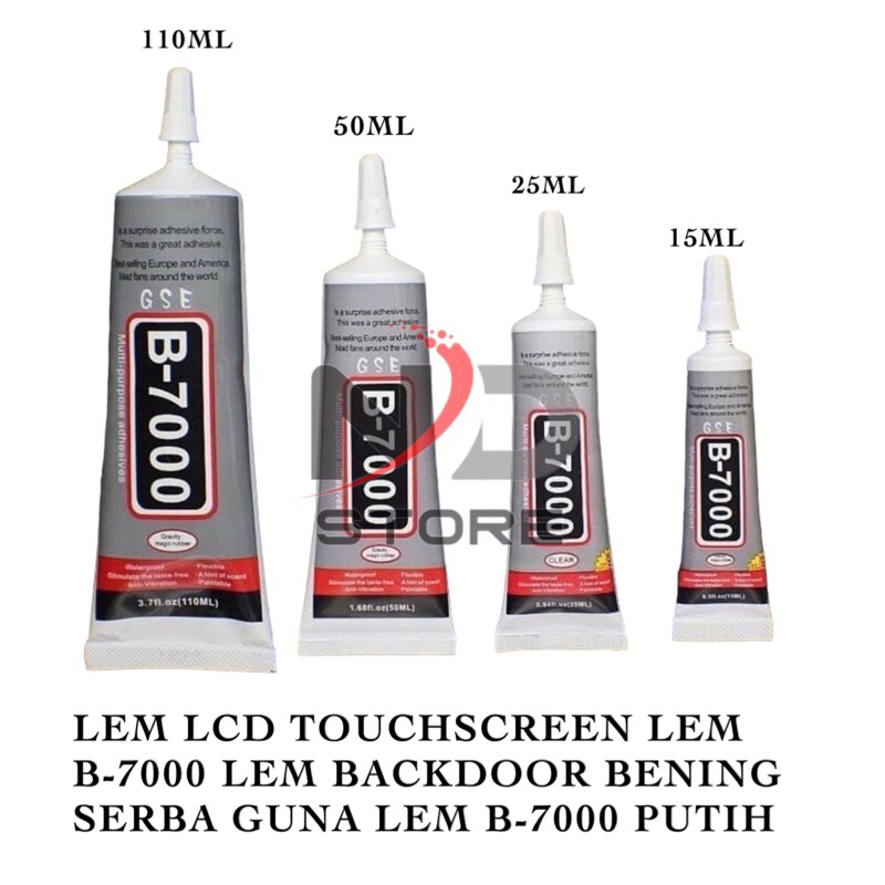 Jual LEM LCD TOUCHSCREEN LEM B-7000 LEM BACKDOOR BENING SERBA GUNA LEM B-7000 | Shopee Indonesia
