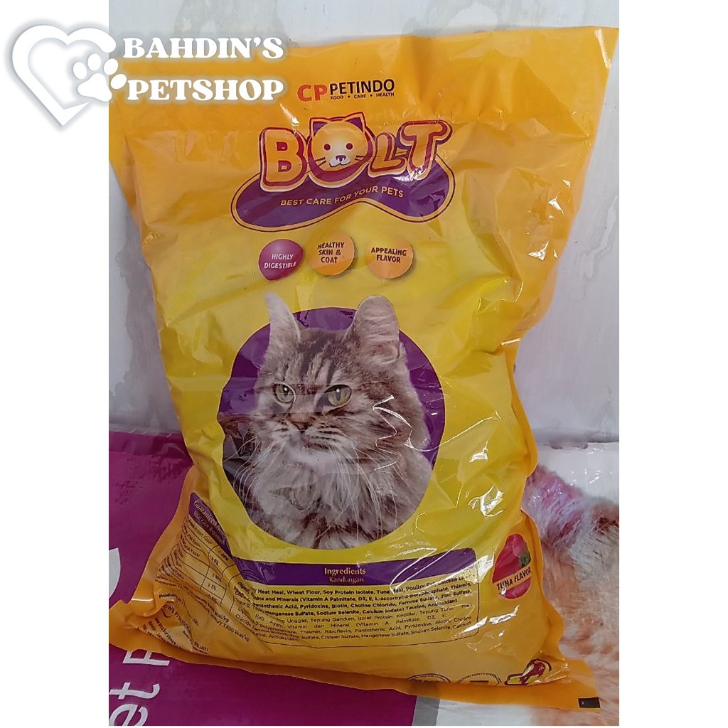 Jual BOLT Pakan Kucing Bentuk Donat Warna Kuning 800g Dryfood | Shopee ...