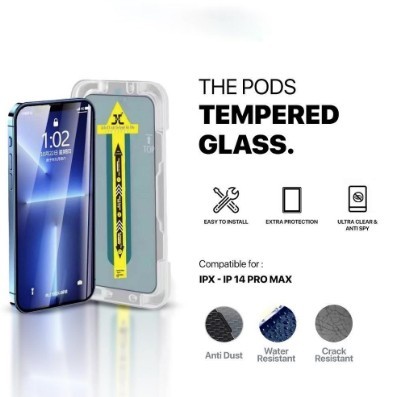 Jual Tempered Glass Superfit Anti Spay Diinami Iphone X 11 XR 11 PRO ...