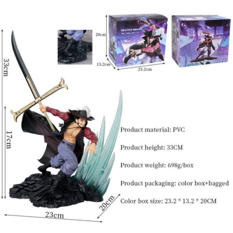 Jual Dracule mihawk figure one piece zoro | Shopee Indonesia