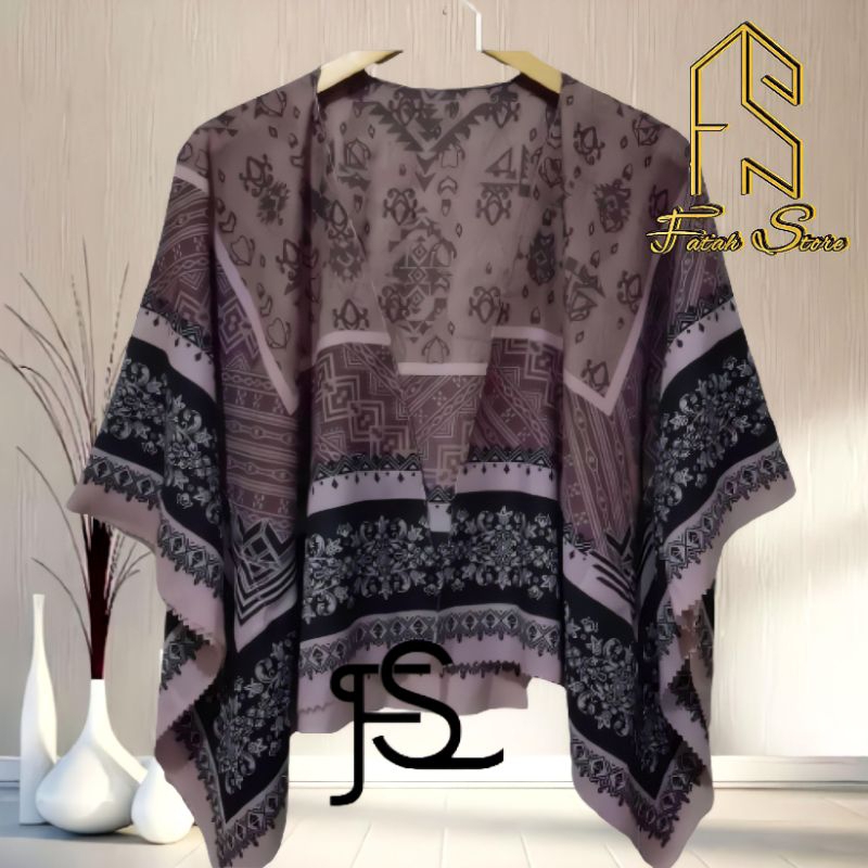 Jual outer scarf batwing / outer scarf model kelalawar Cardigan wanita ...