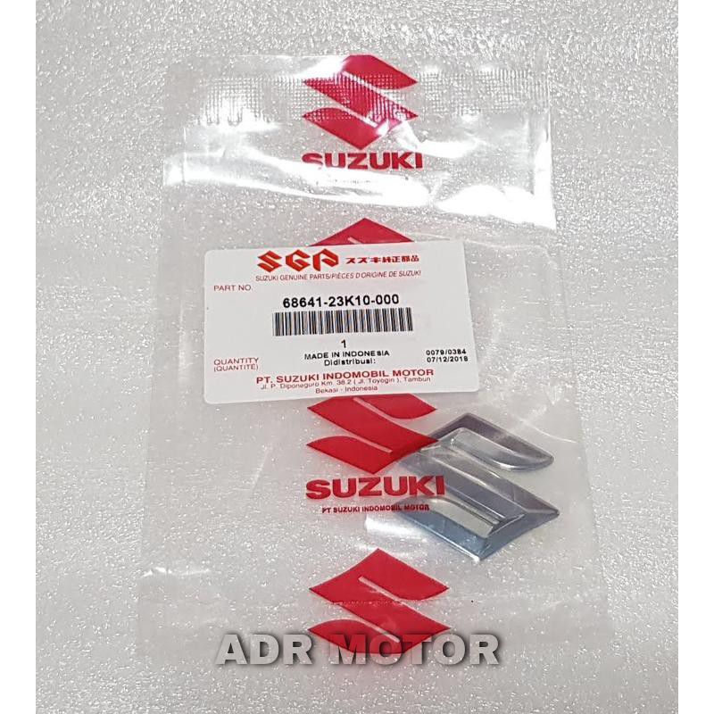 Jual emblem logo S suzuki 4x4 gsx 150 r s bandit 150 original sgp ...