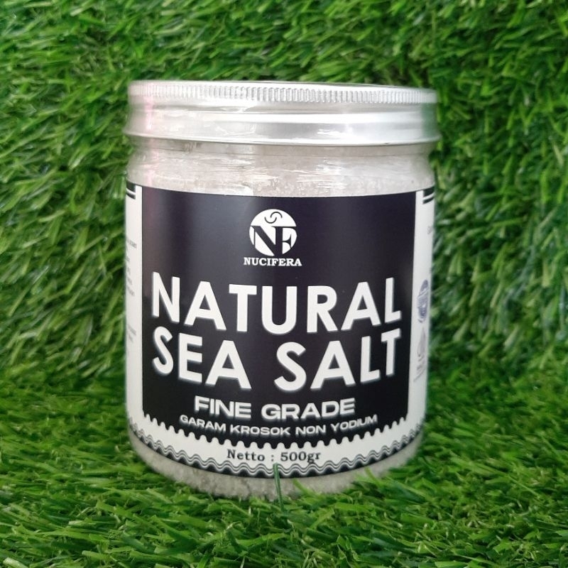 Jual Sea salt fine grade Nucifera 500gr | Shopee Indonesia