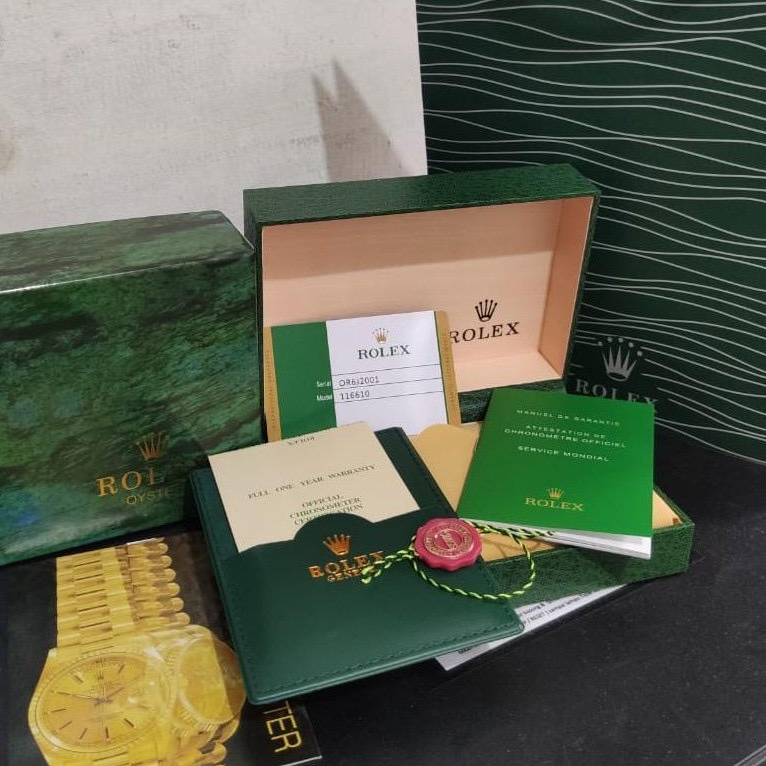 Jual Box/Kotak Rolex Komplit | Bok Rolek Include Kartu + Paper Bag ...