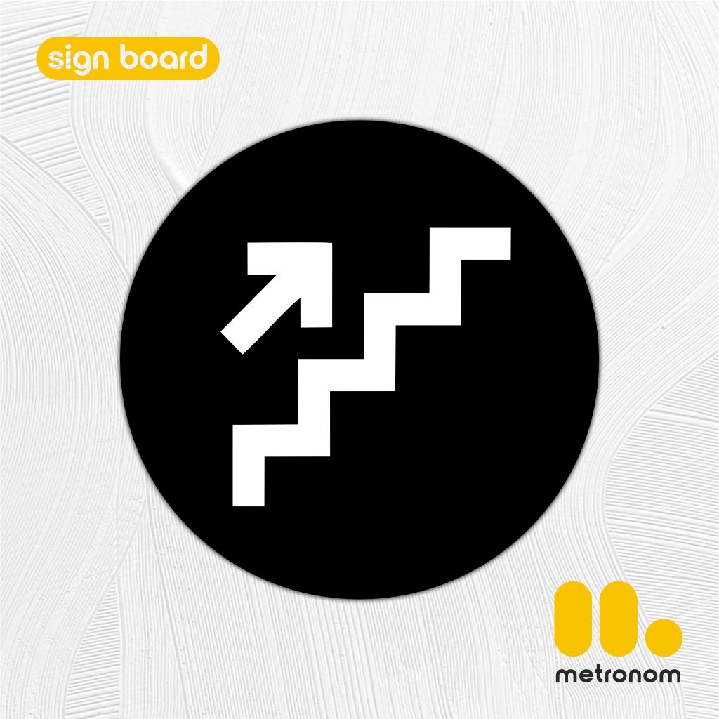 Jual TANGGA NAIK Sign Board Akrilik Petunjuk Ruangan BY METRONOM ...