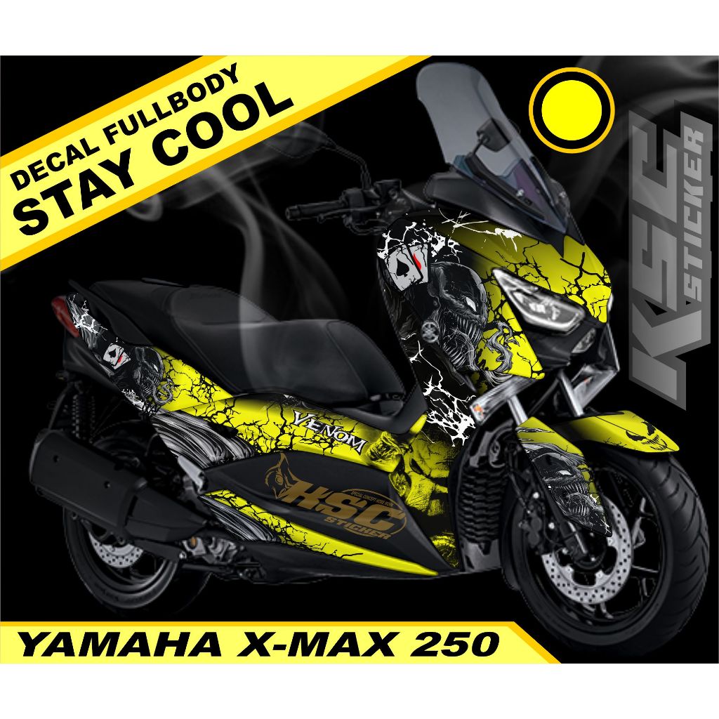 Jual DECAL STICKER YAMAHA XMAX 250 2016 2017 2018 2019 2020 2021 2022 ...