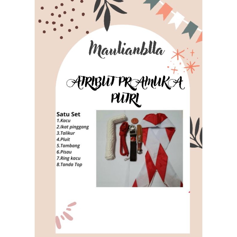 Jual Paket Atribut Pramuka SD Putri Satu Set | Shopee Indonesia