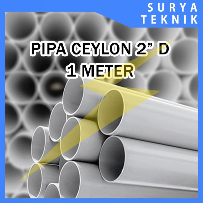 Jual Pipa Biasa Merek Ceylon 2" D 1 Meter | Shopee Indonesia
