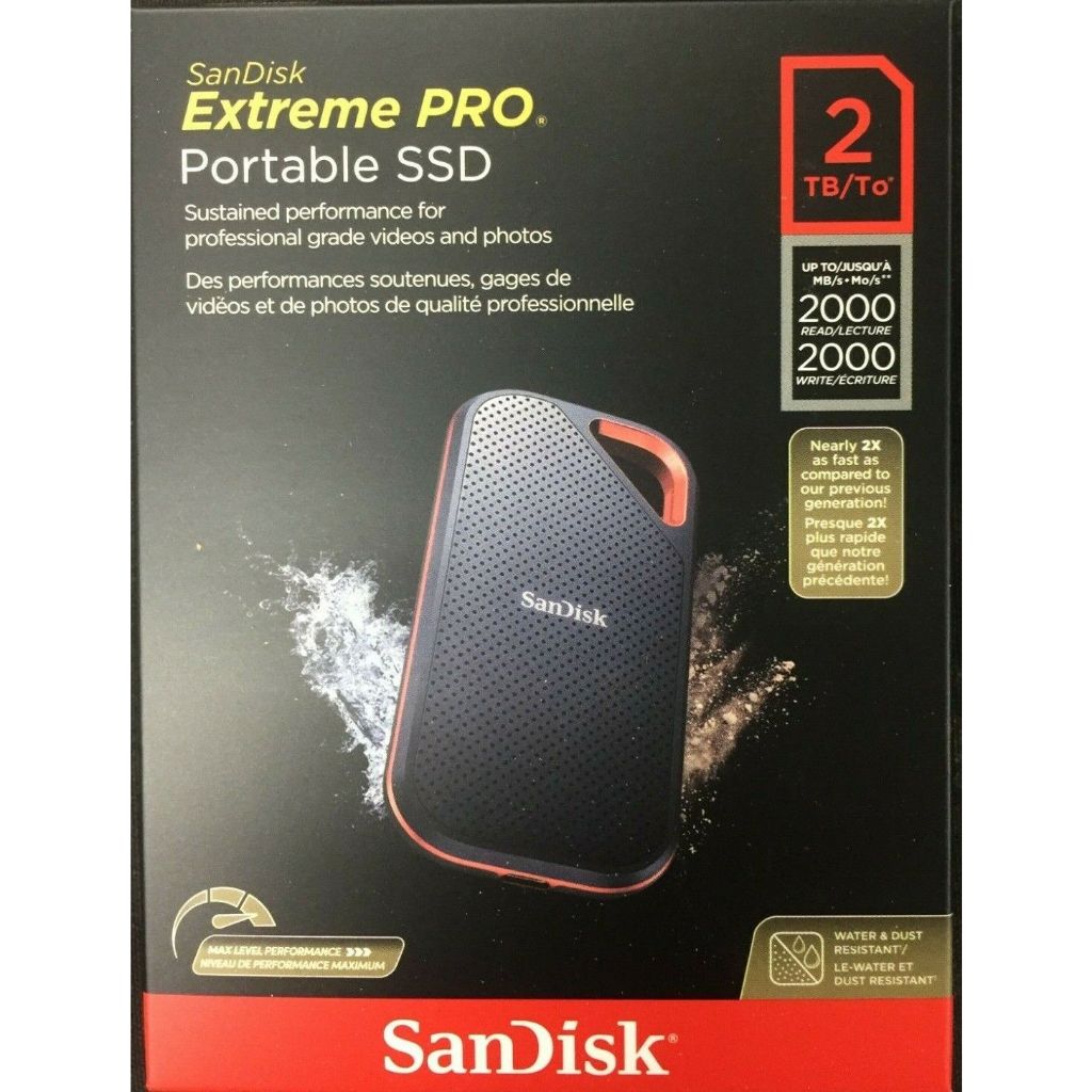 Jual Sandisk Extreme Pro 2 TB SSD External (SD-SSDE81 ) | Shopee Indonesia
