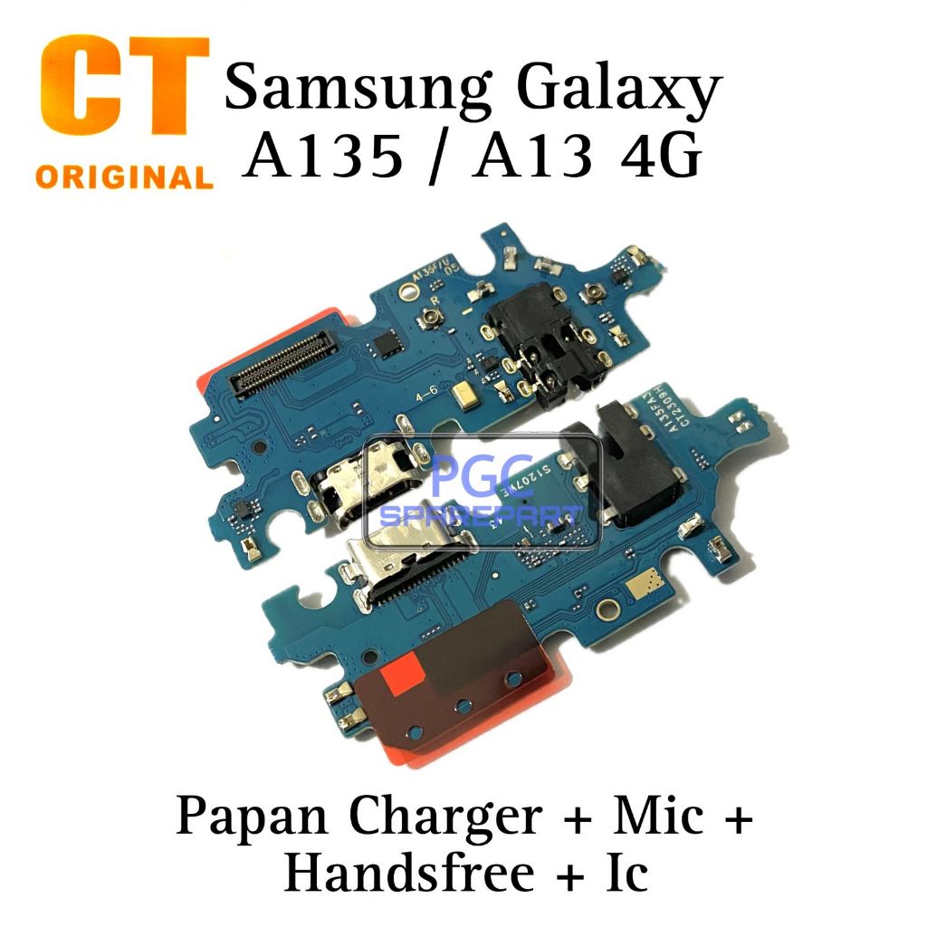Jual Original CT Ada IC - Papan PCB Konektor Charger MIC Handsfee Samsung Galaxy A135 / A13 4G ...