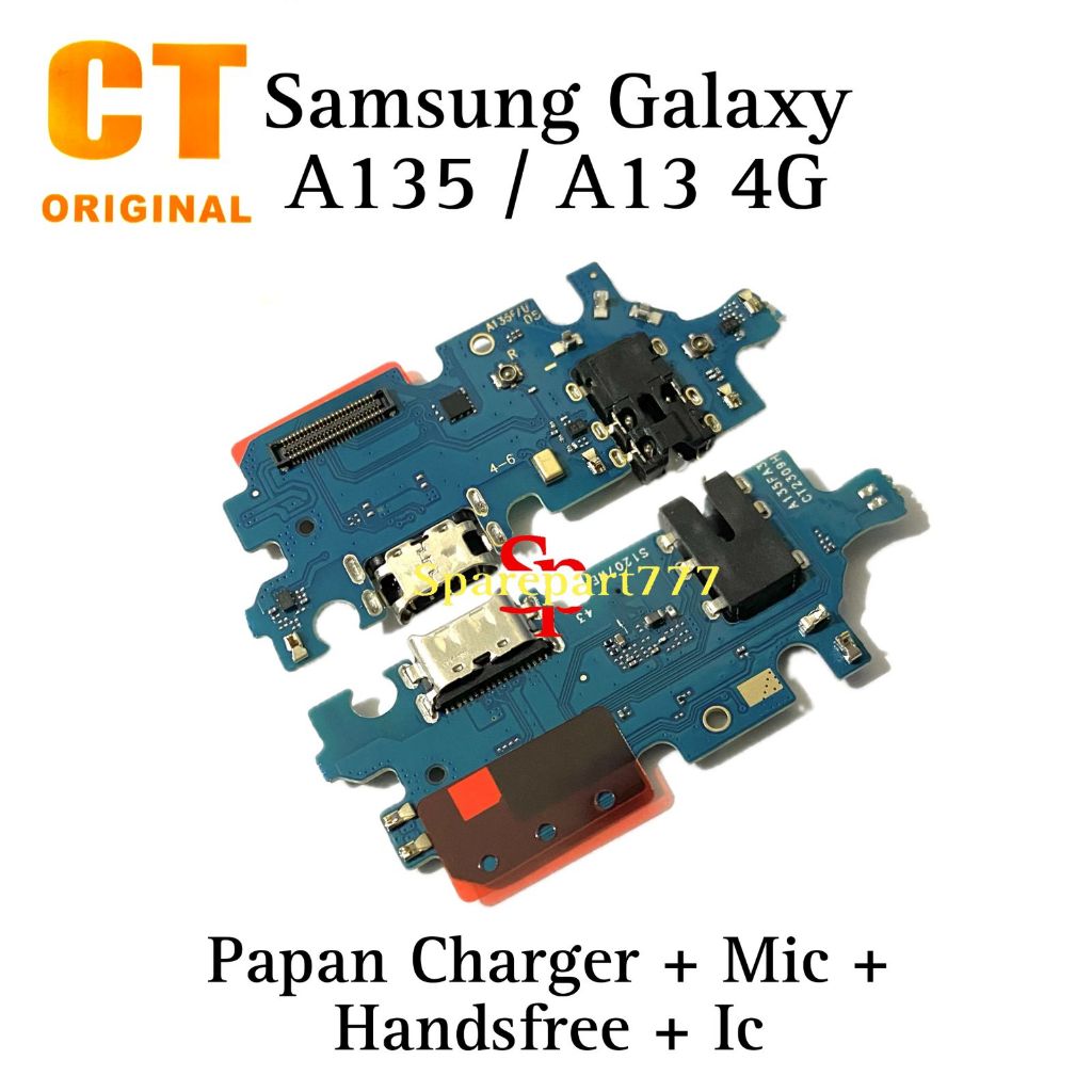 Jual Original CT Ada IC - Papan PCB Konektor Charger MIC Handsfee Samsung Galaxy A135 / A13 4G ...