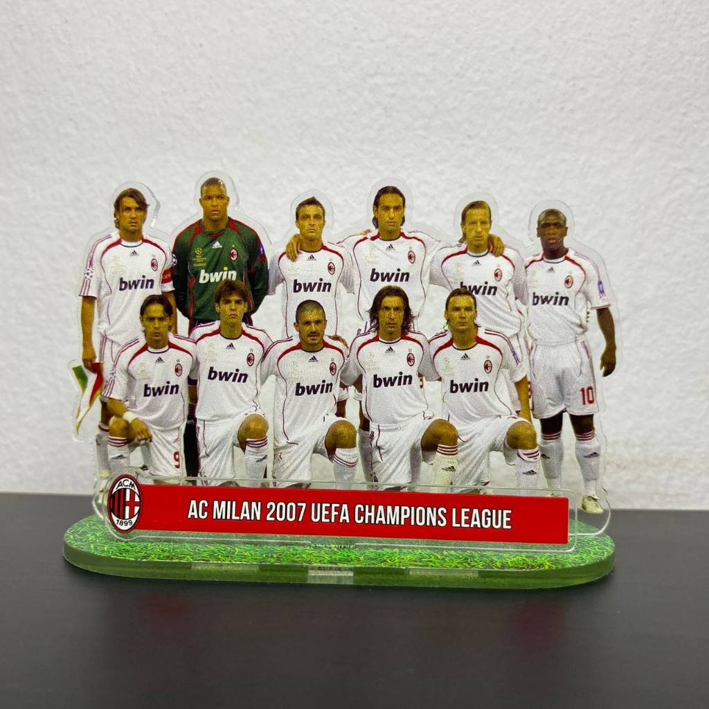 Jual Standee Action Figure Art Starting Eleven Line Up AC Milan Juara ...