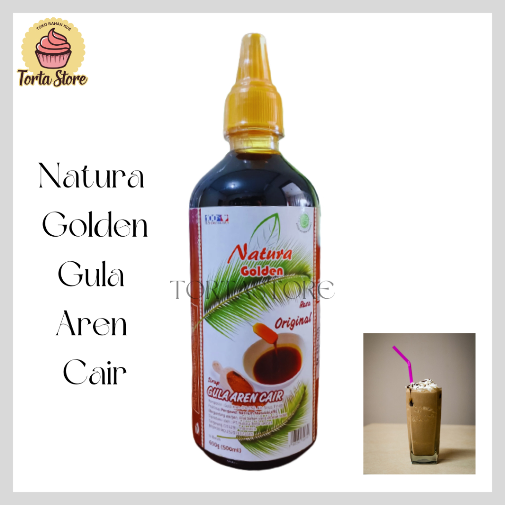 Jual Natura Golden Gula Aren Cair 650gr | Shopee Indonesia