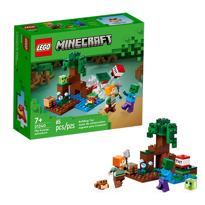 Jual LEGO MINECRAFT The Swamp Adventure (LEGO 21240) | Shopee Indonesia