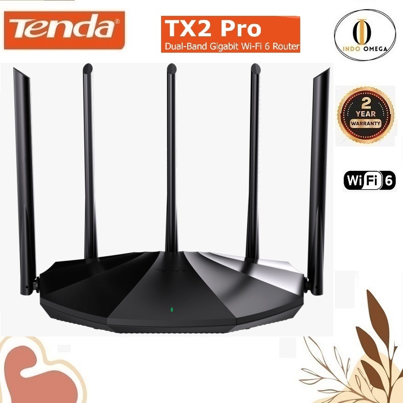 Jual Tenda TX2 Pro Dual-Band Gigabit Wi-Fi 6 Router | Shopee Indonesia