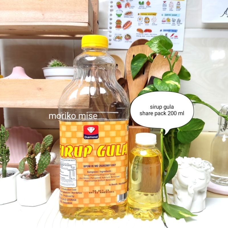Jual [ SHARE PACK 250 ml ] SIMPLE SYRUP high corn fructose syrup ...