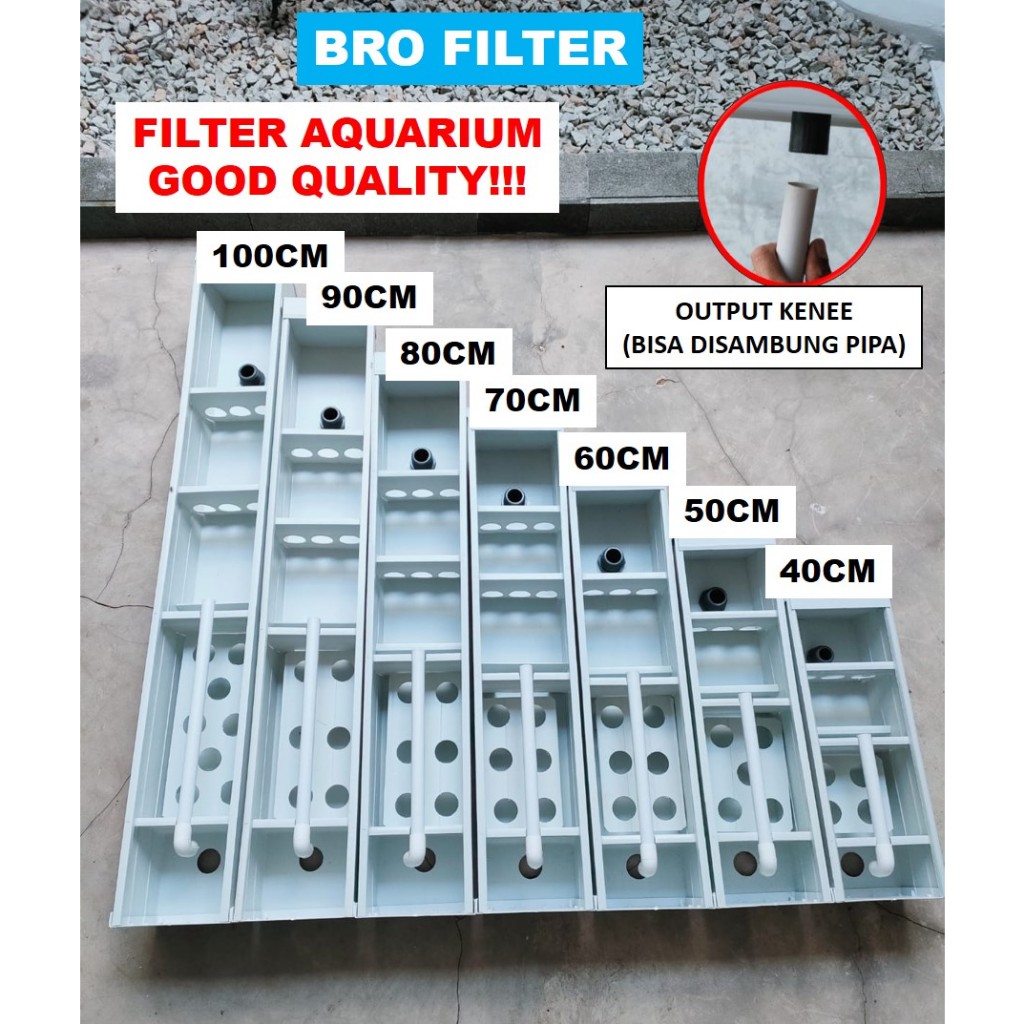 Jual TOP FILTER TALANG / TALANG FILTER AKUARIUM BAHAN PREMIUM 40CM ...